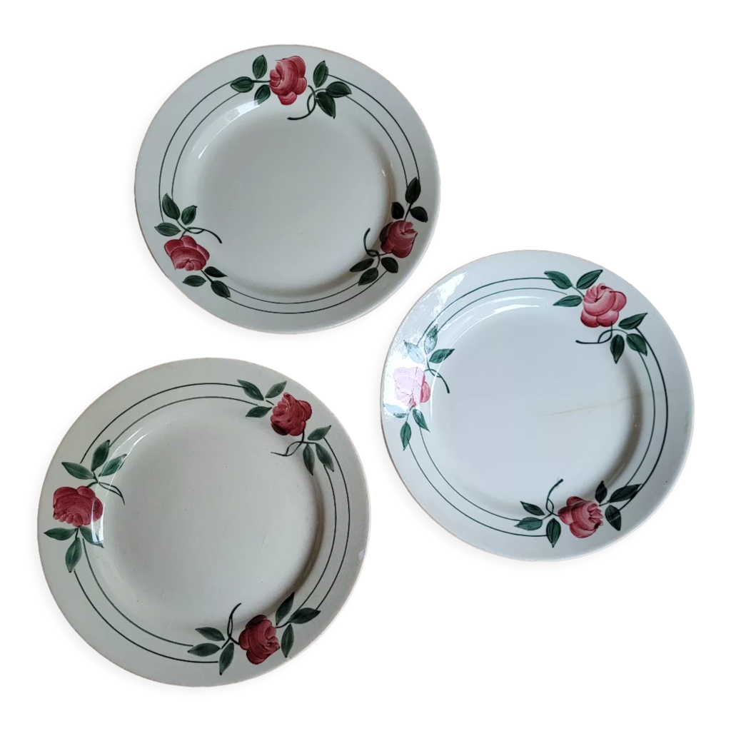 Lot de 3 assiettes plates Mado | Selency
