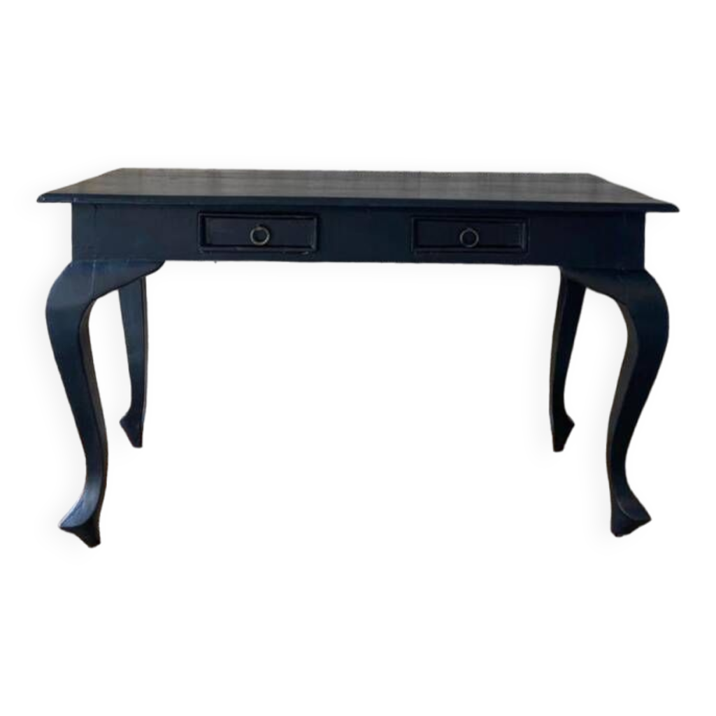 Console style Louis XV en bois noir | Selency