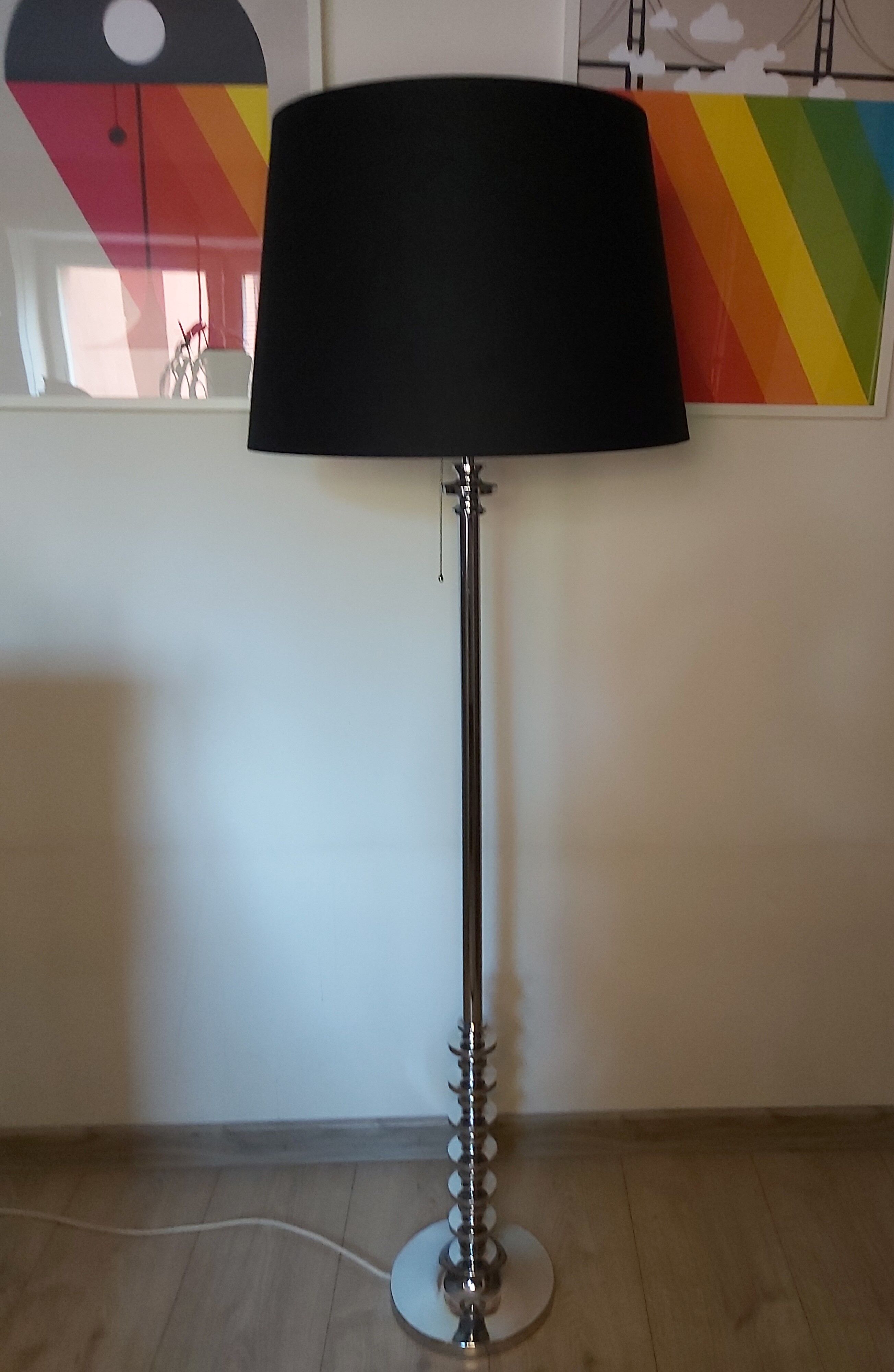 Lampadaire chromé | Selency