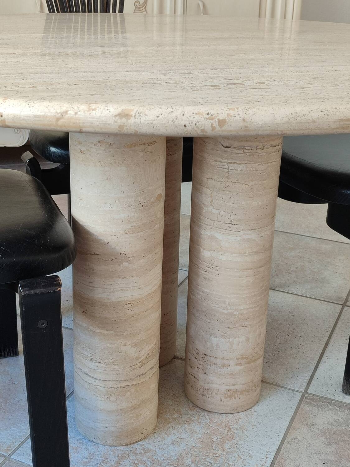 Table à manger en travertin | Selency