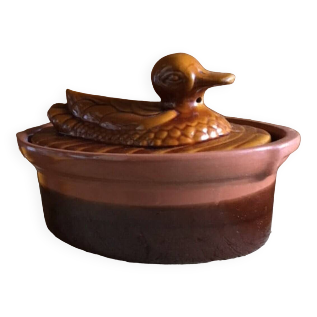 terrine émaillée La Bourguignonne, pot à confit, pot à couvercle, made ...