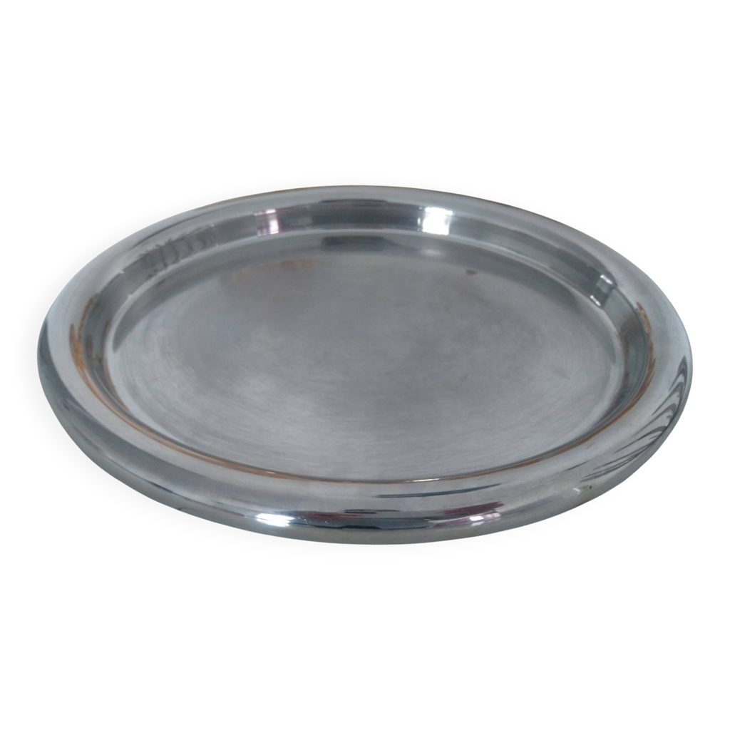 Plateau ovale inox Alessi Italy J.Hoffmann 1923-2003 | Selency