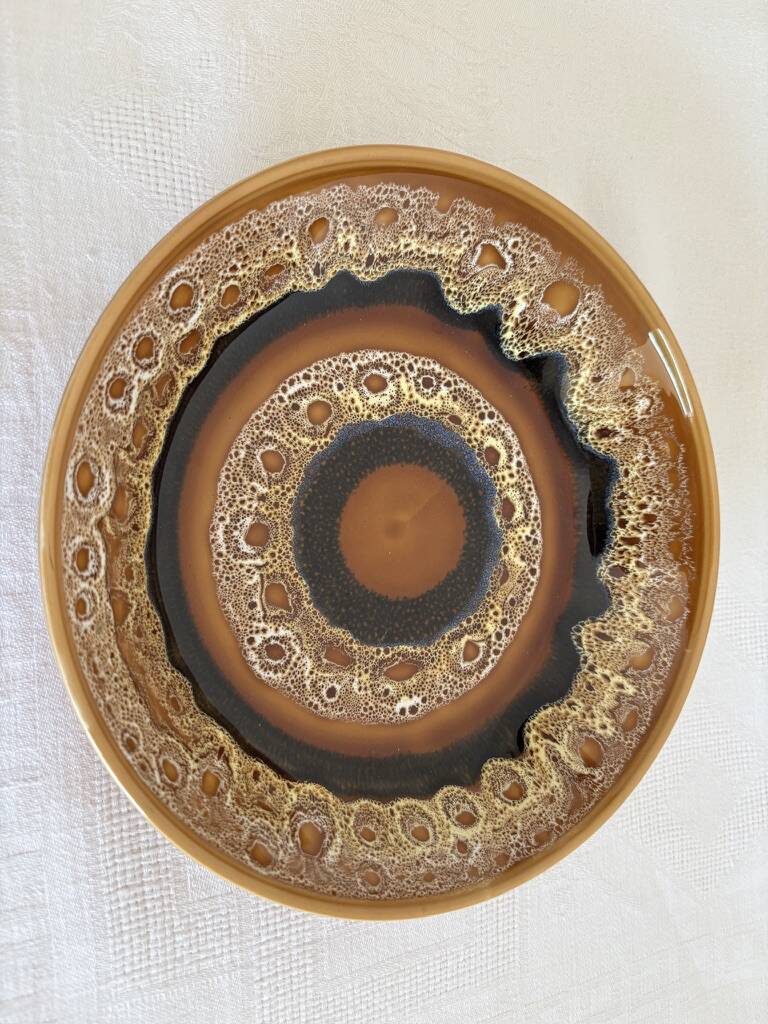 Lot de 12 assiettes creuses Sarreguemines modèle Hawai | Selency