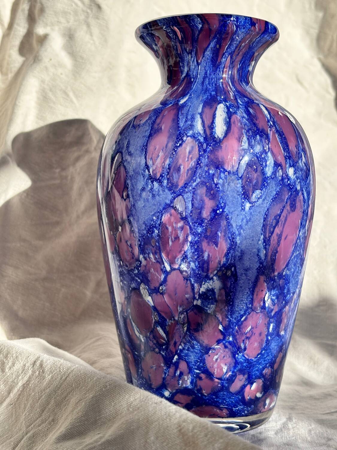 Vase en verre soufflé la rochere | Selency