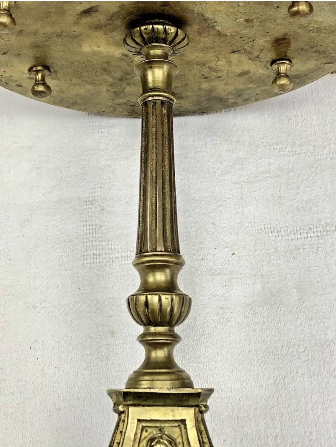 Pic cierges église autel XIX | Selency