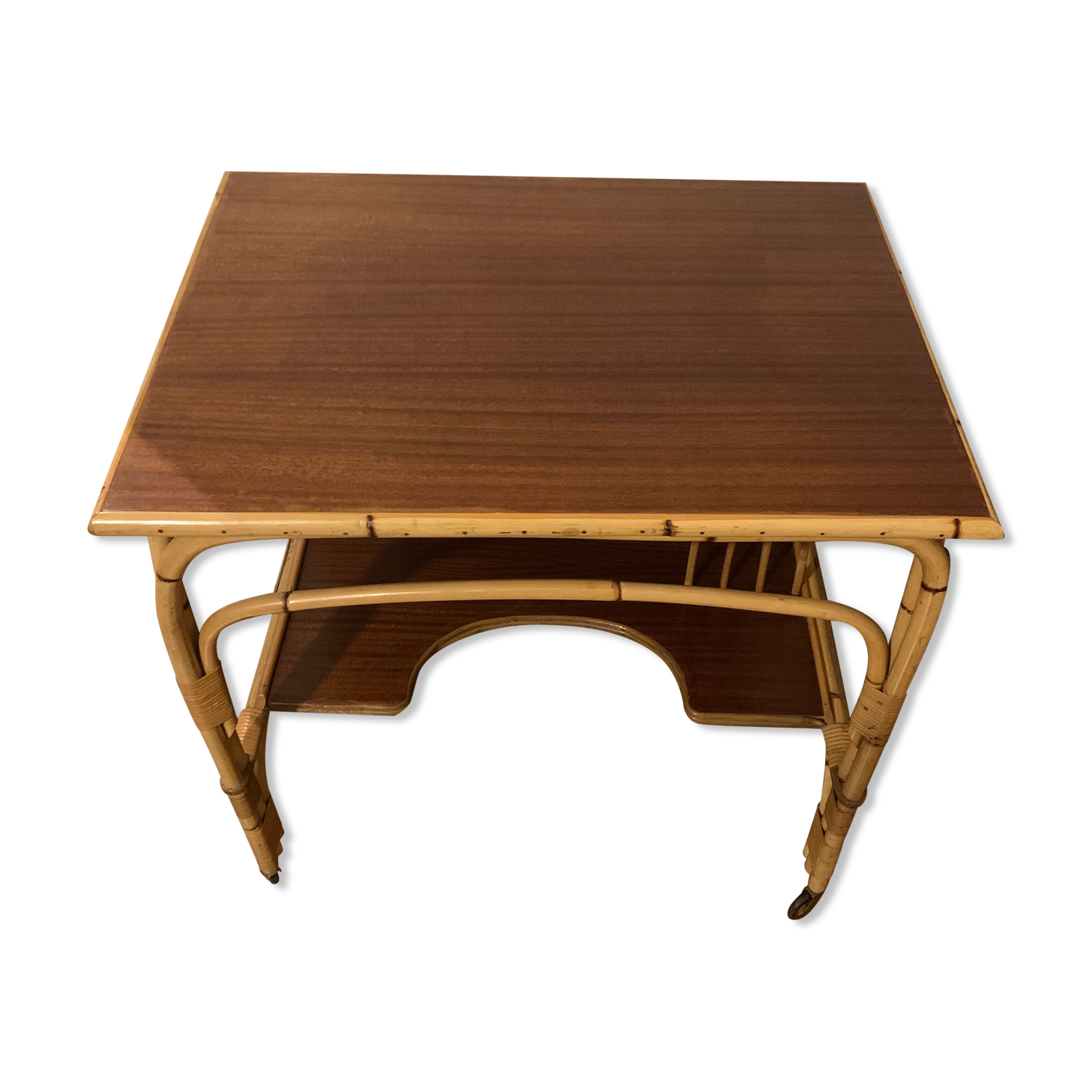 Bureau en rotin vintage | Selency