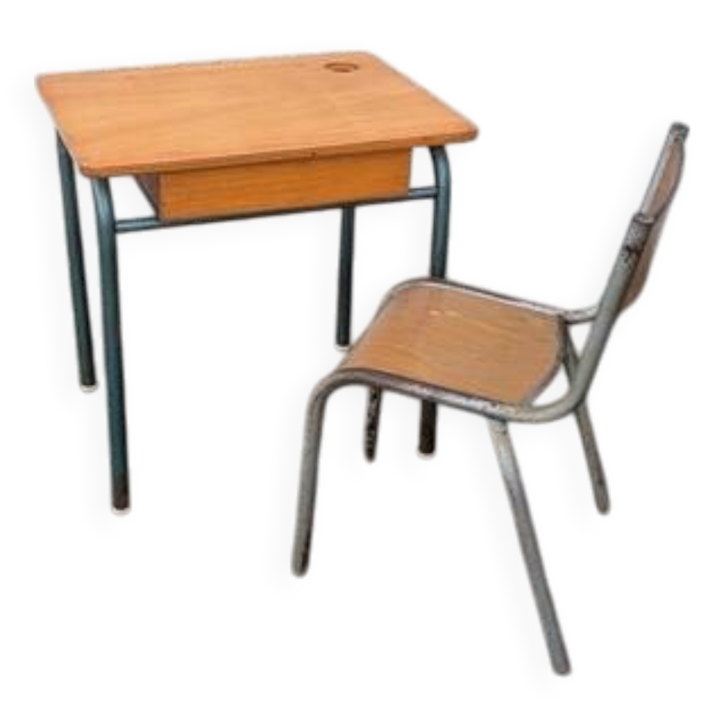 Pupitre enfant et sa chaise | Selency