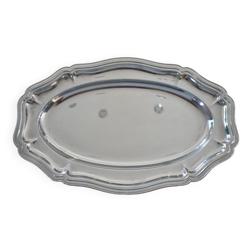 Plat de service oval 45 cm inox guy degrenne | Selency