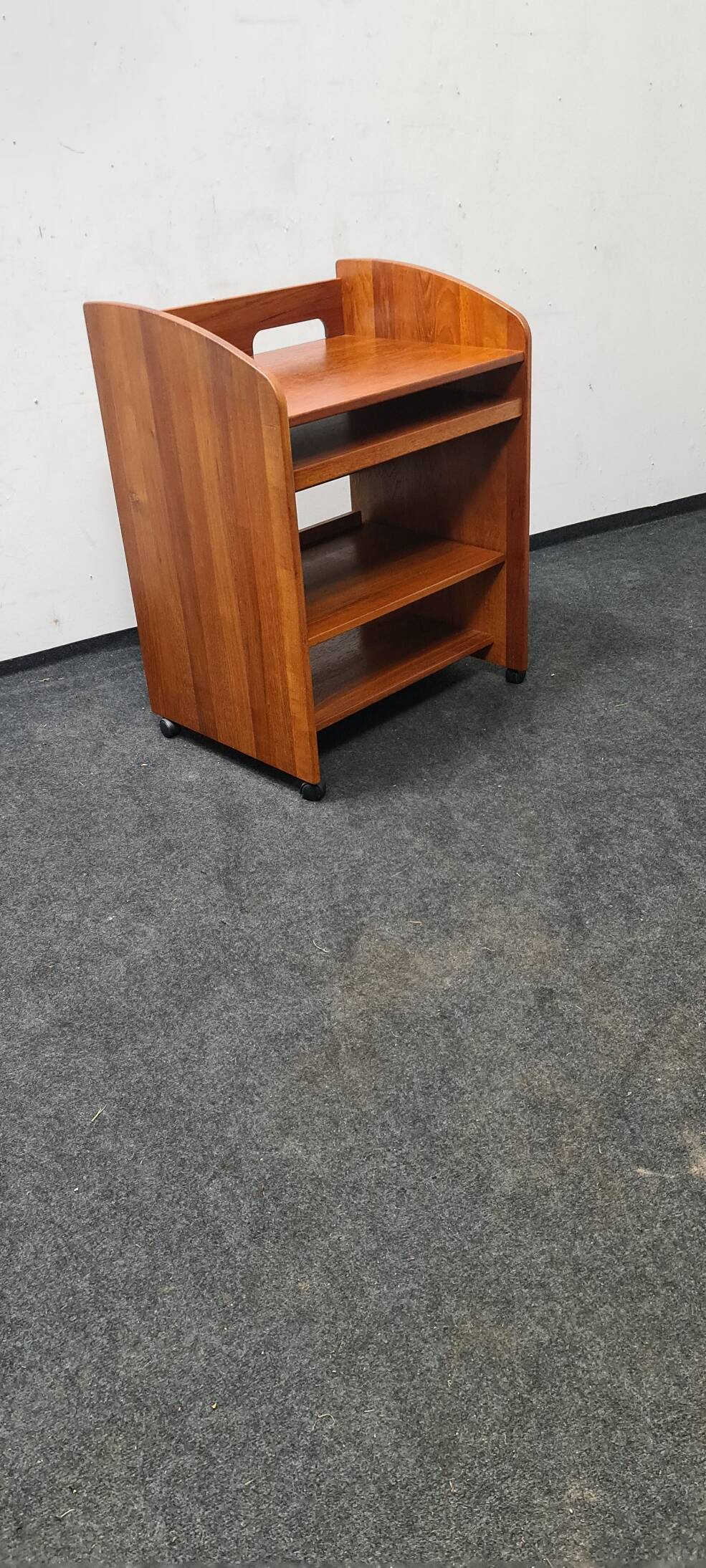 Vintage teak computer table | Selency