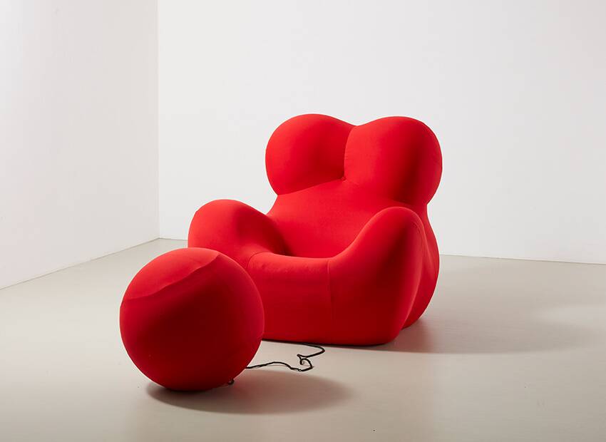 Gaetano Pesce Big Mama / Up5 + Up6 Lounge Chair + Ottoman pour B7B ...