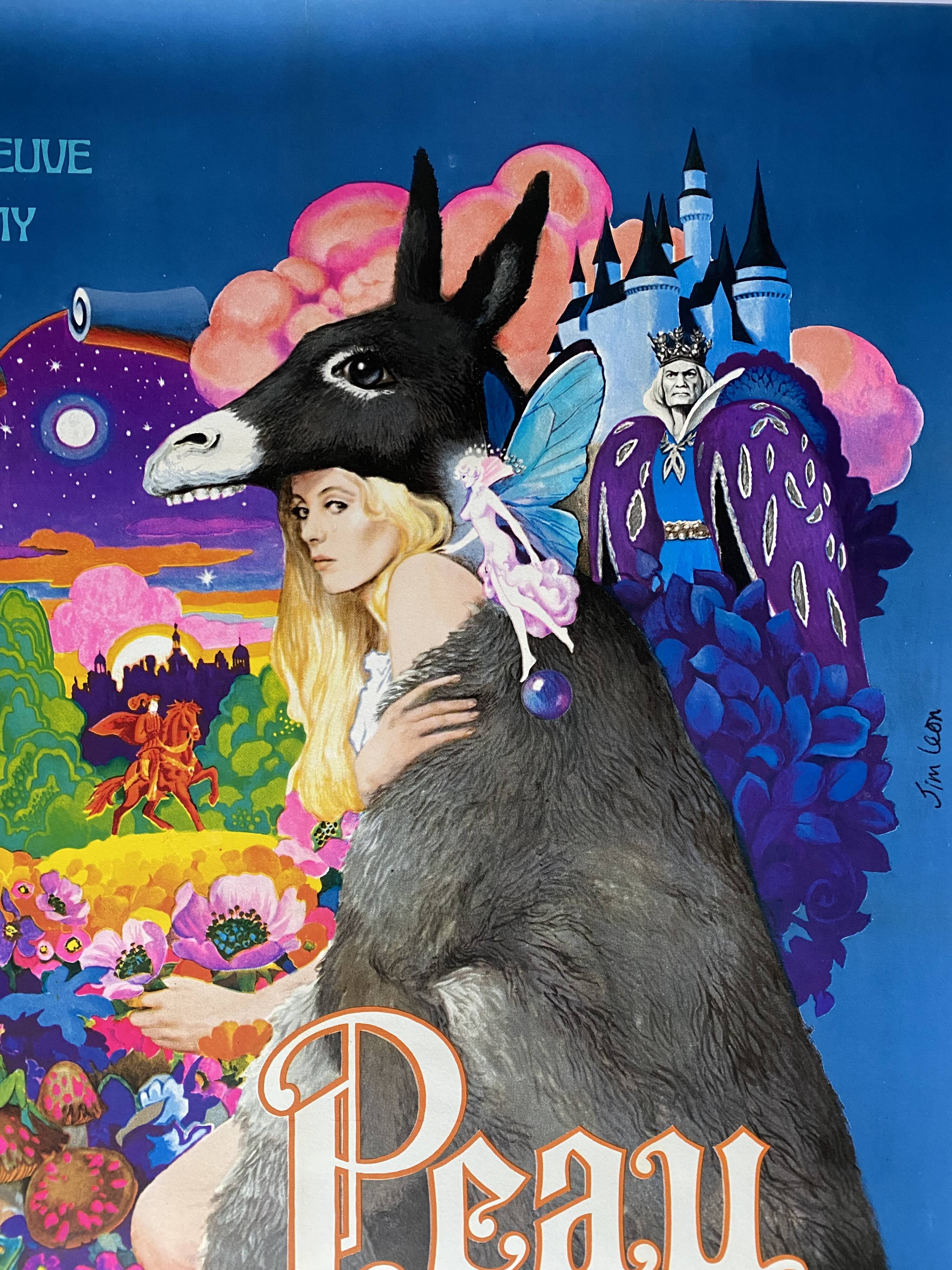 Affiche cinéma "Peau d'Ane" Jacques Demy, Catherine Deneuve 120x160cm ...