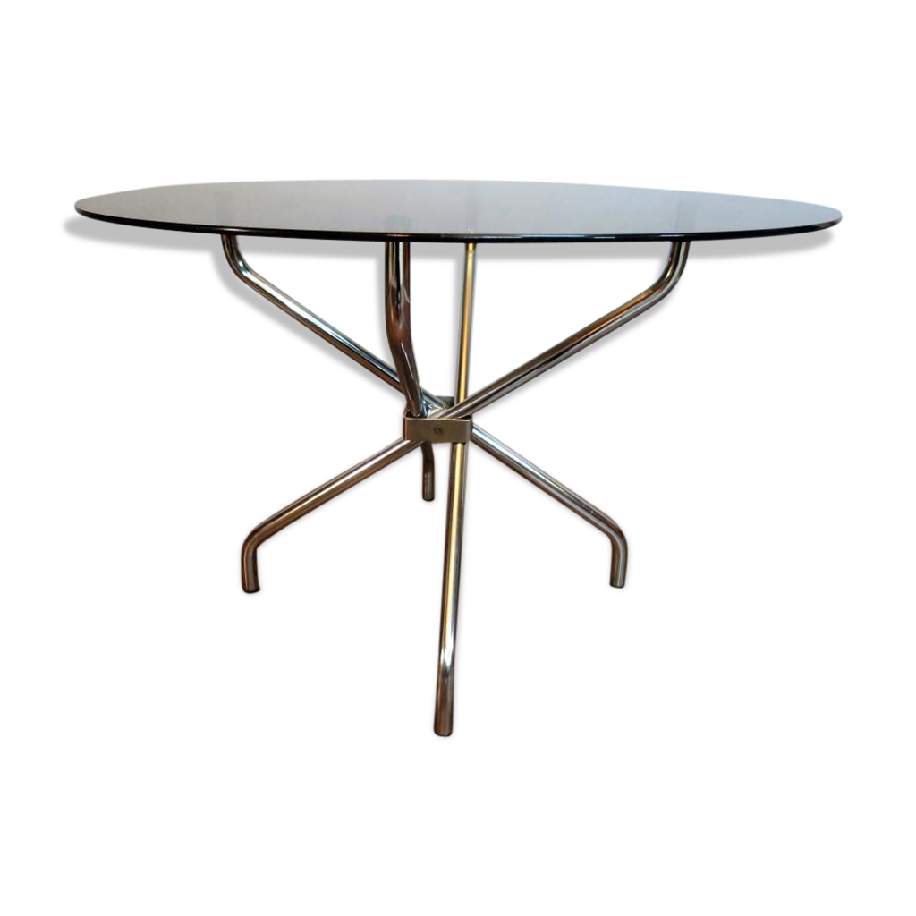 Table ronde vintage des années 70 | Selency