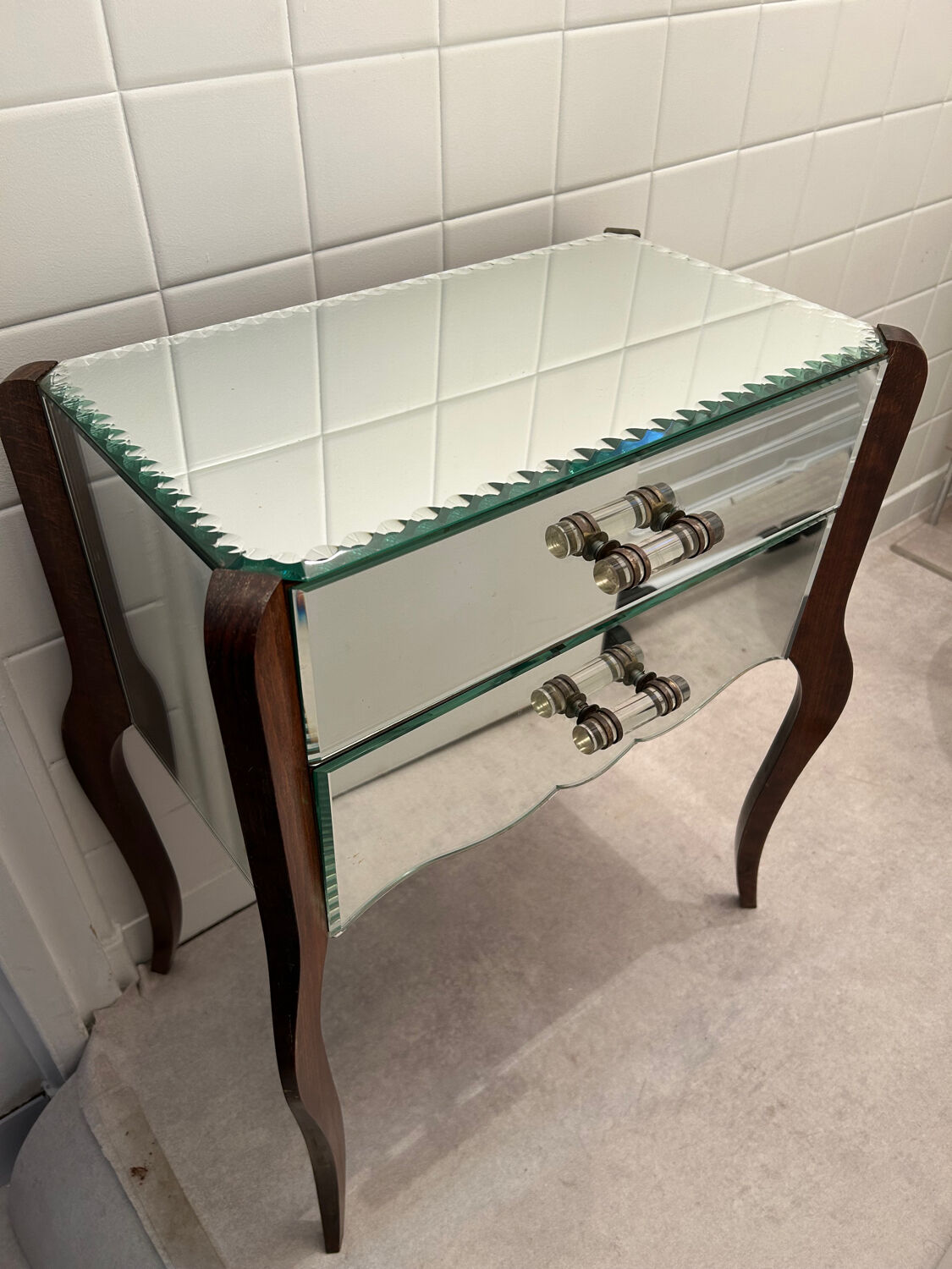 Table de Chevet miroir art déco | Selency