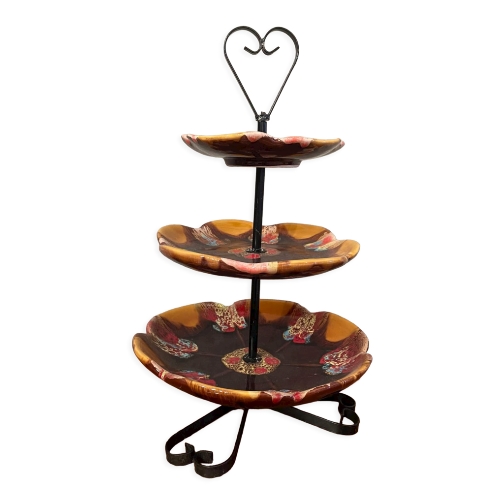 Vintage ceramic display server from Vallauris | Selency