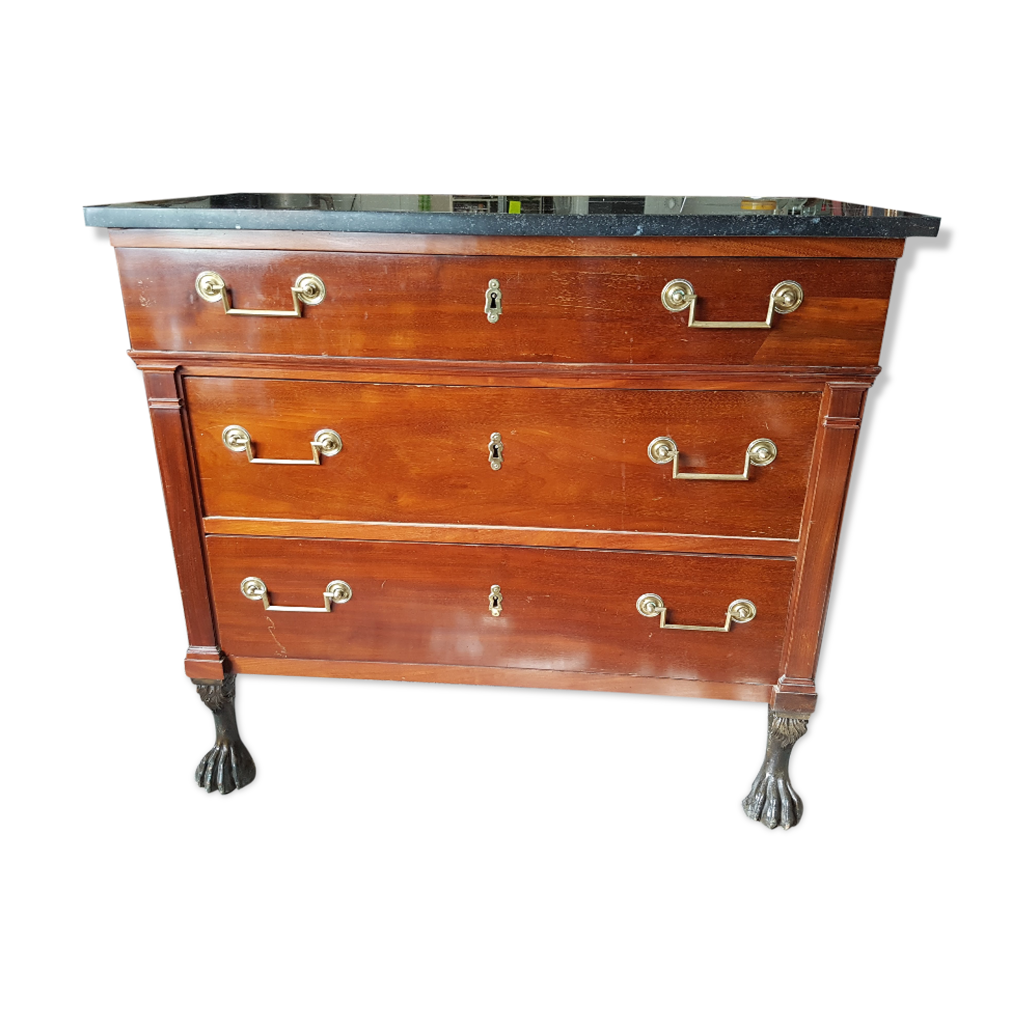 Commode XVIIIème estampillée courte | Selency