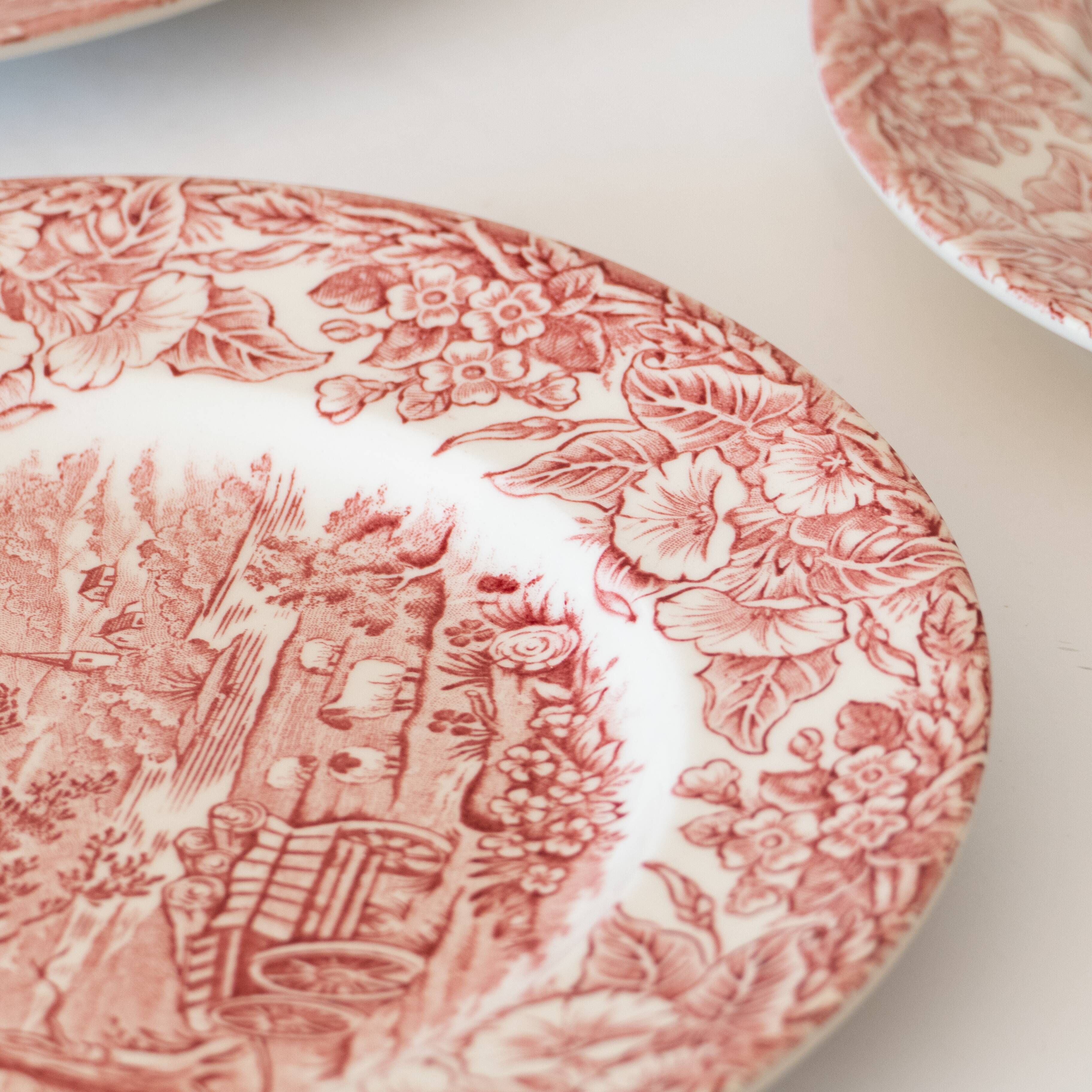 6 assiettes plates anglaises Eit Ltd England vintage | Selency