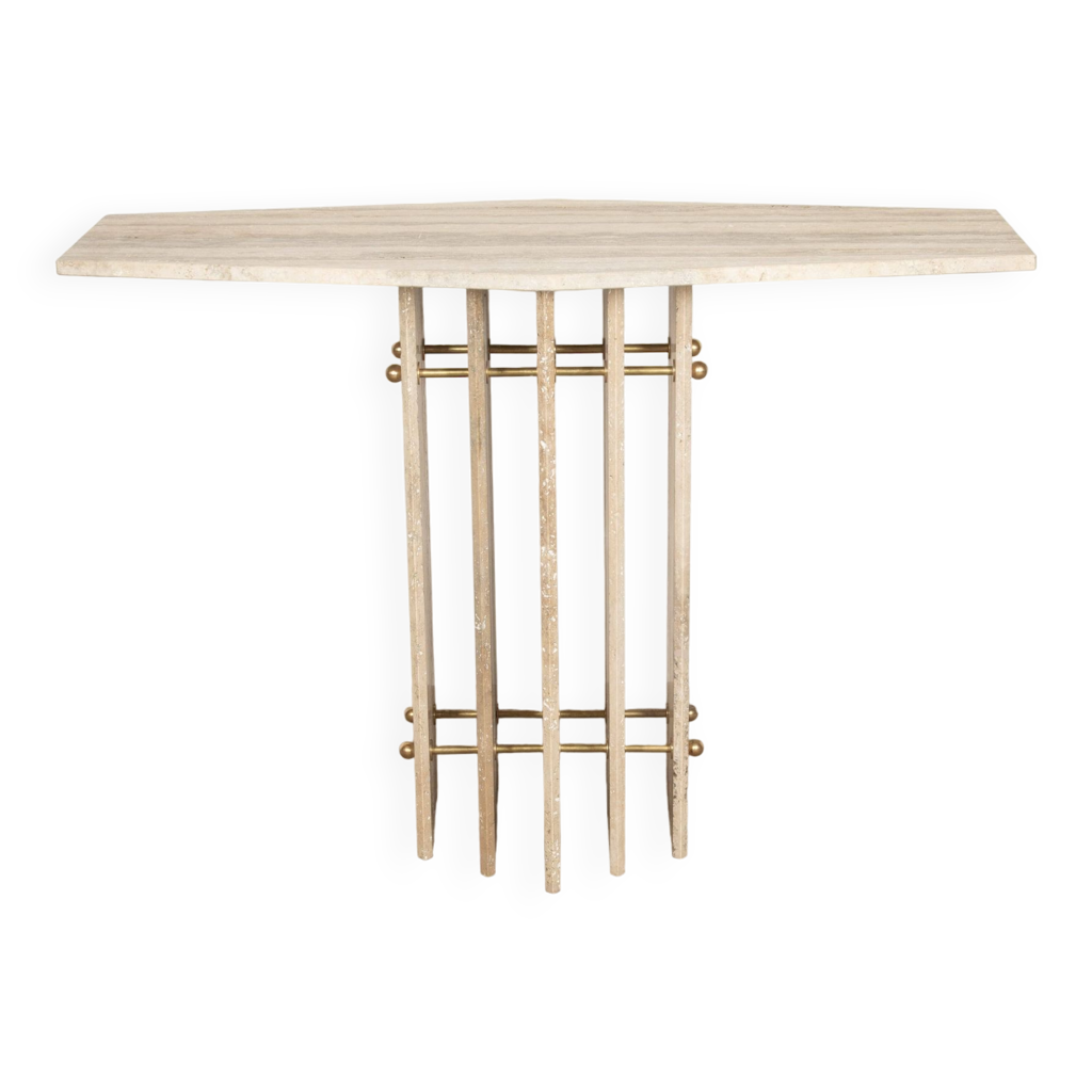 Table console en travertin | Selency