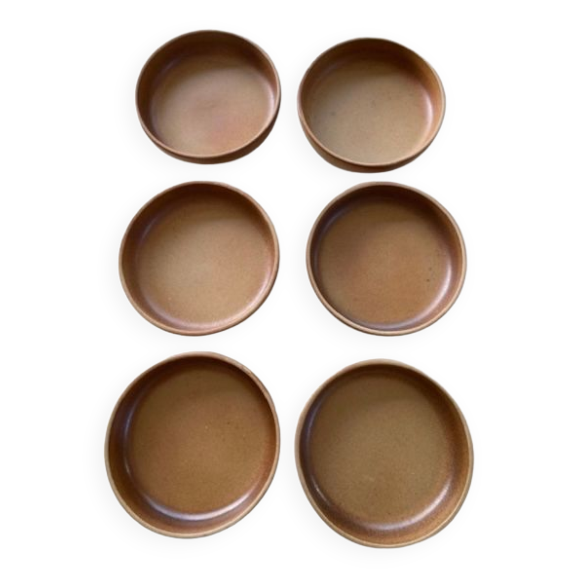 6 assiettes véritable grès de France creuses | Selency