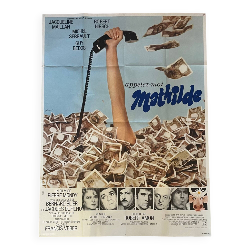 Affiche du film "Appelez-moi Mathilde" 1969 | Selency