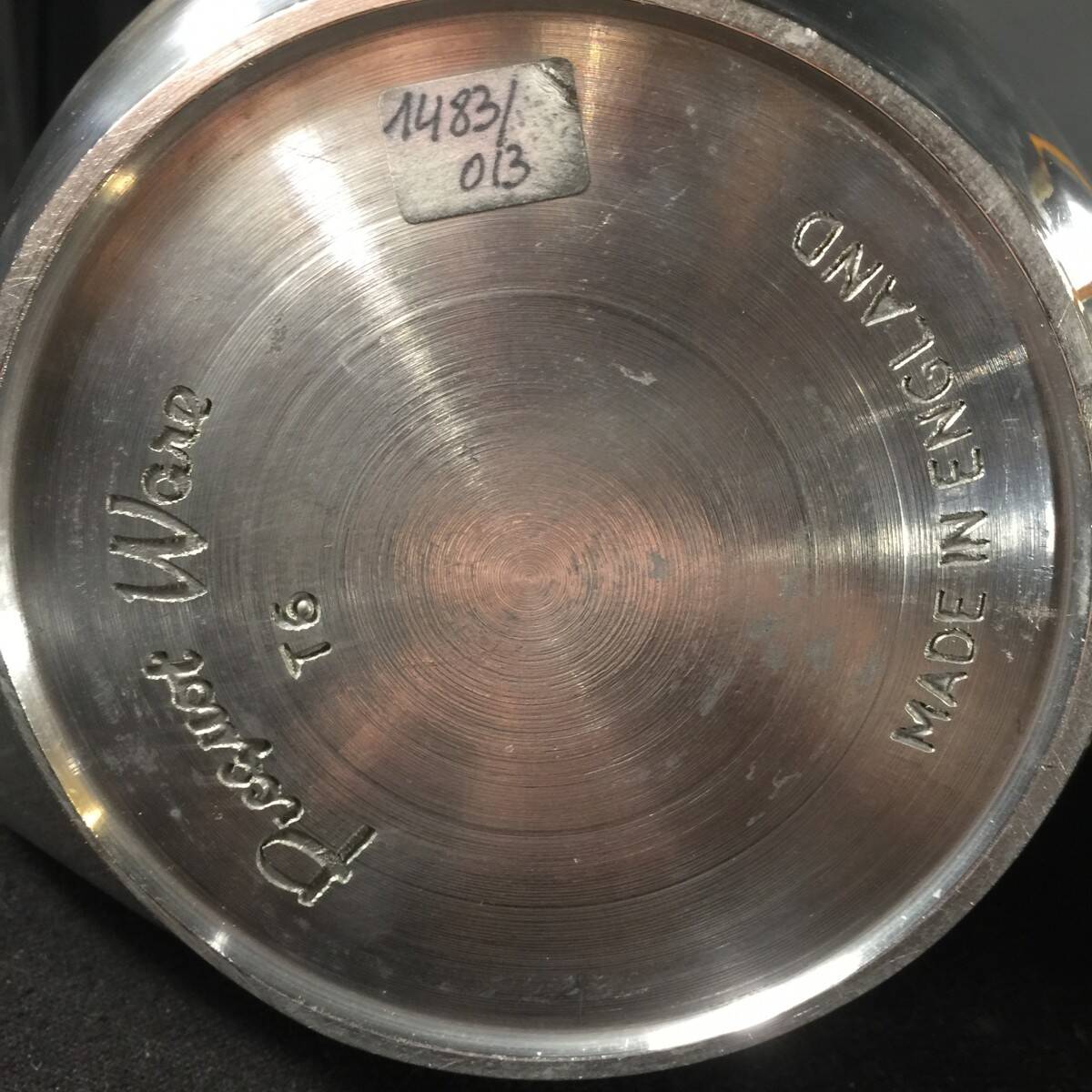 Service à Café et Thé Design anglais, Picquot Ware, aluminium brossé ...