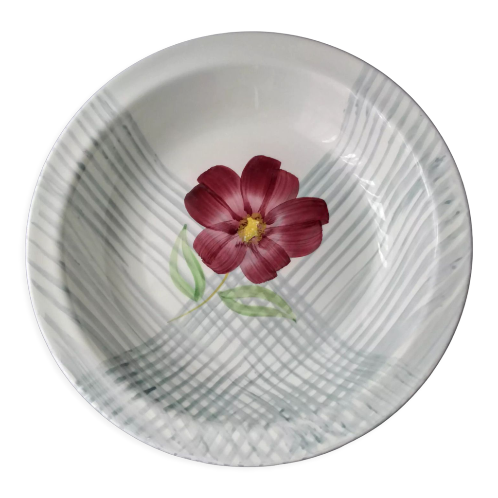 Plat creux , légumier en faience Digoin Sarreguemines Modèle Charlotte ...