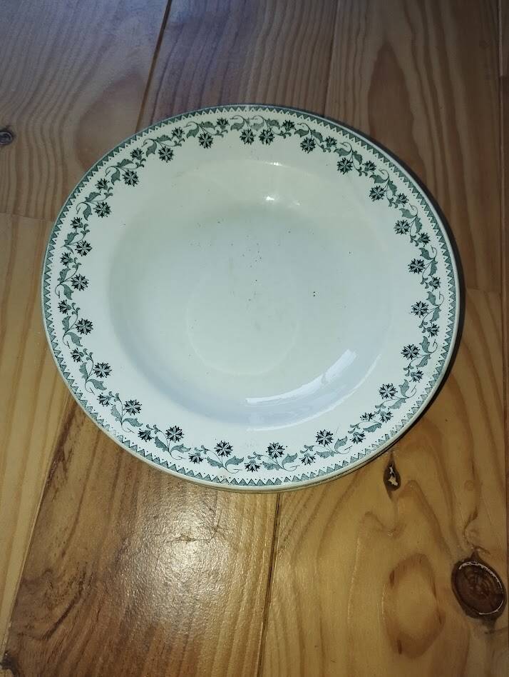 Assiettes Creuses “Georgette” Terre de Fer (6 pièces) | Selency