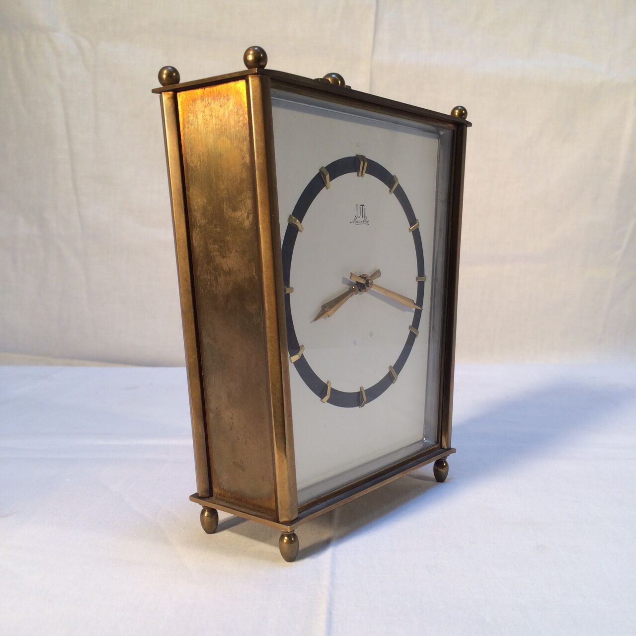Horloge pendule de table mécanique Uti Mauthe avec carillon années 50 ...