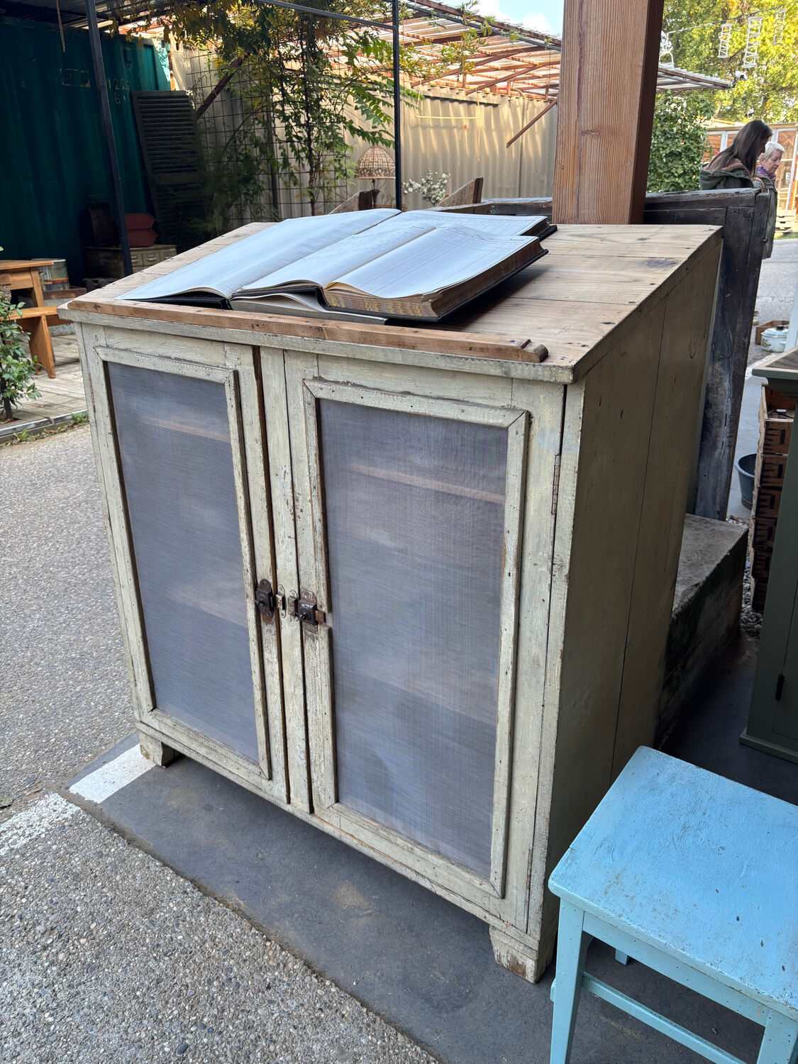 Garde manger, buffet en bois patiné | Selency