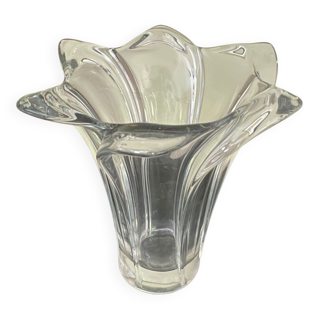 Vase en cristal art Vannes France | Selency