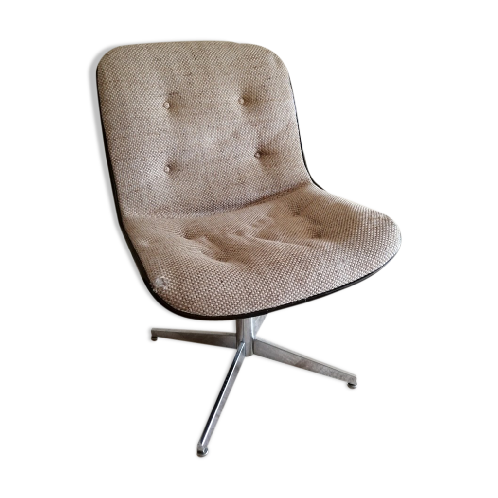 Fauteuil vintage de Randall Buck pour Steelcase Strafor | Selency