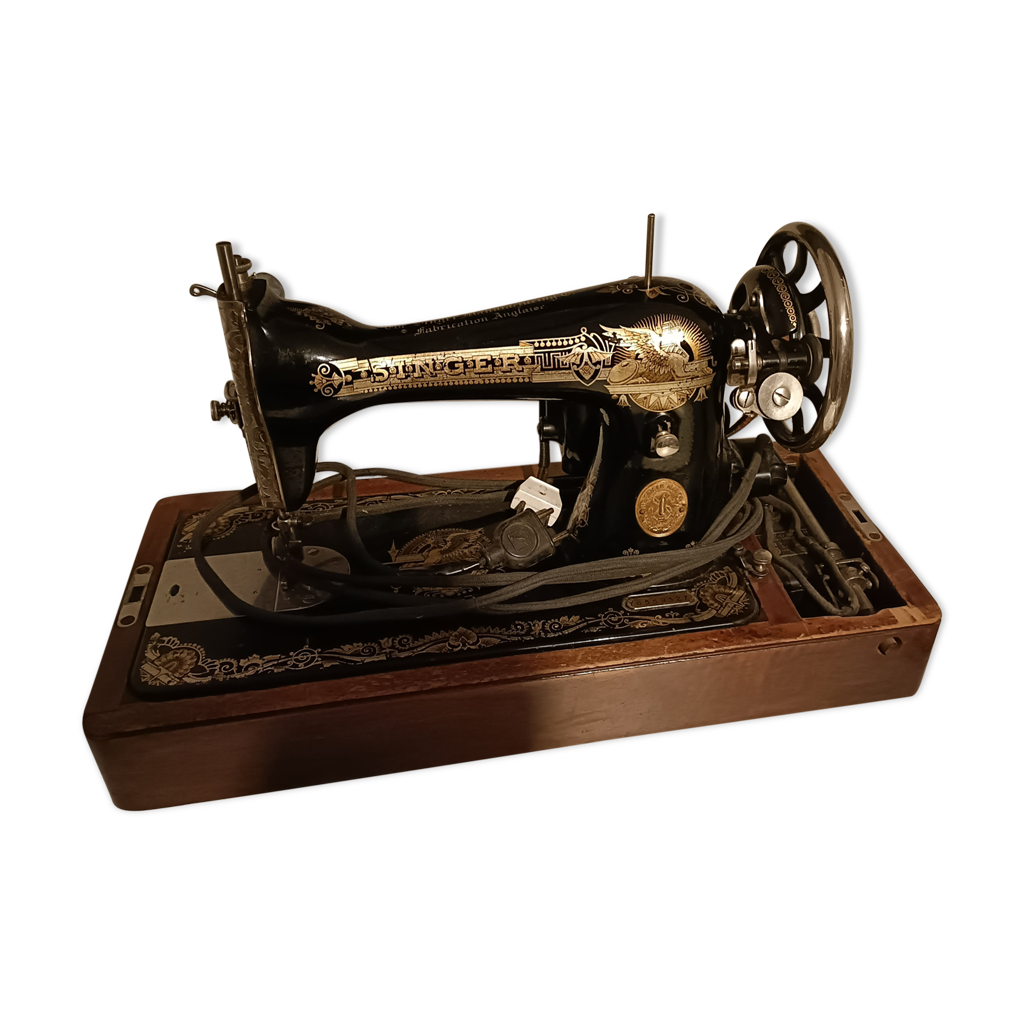 Machine a coudre ancienne singer portable et electrique | Selency