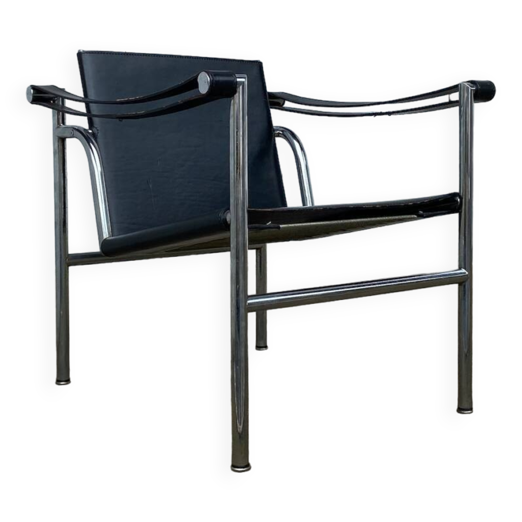 Chaise Cassina LC1 originale et vintage Design par Pierre Jeanneret, Le ...