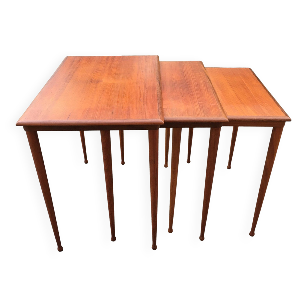 Tables gigogne scandinave B C Møbler Vejle années 60 | Selency