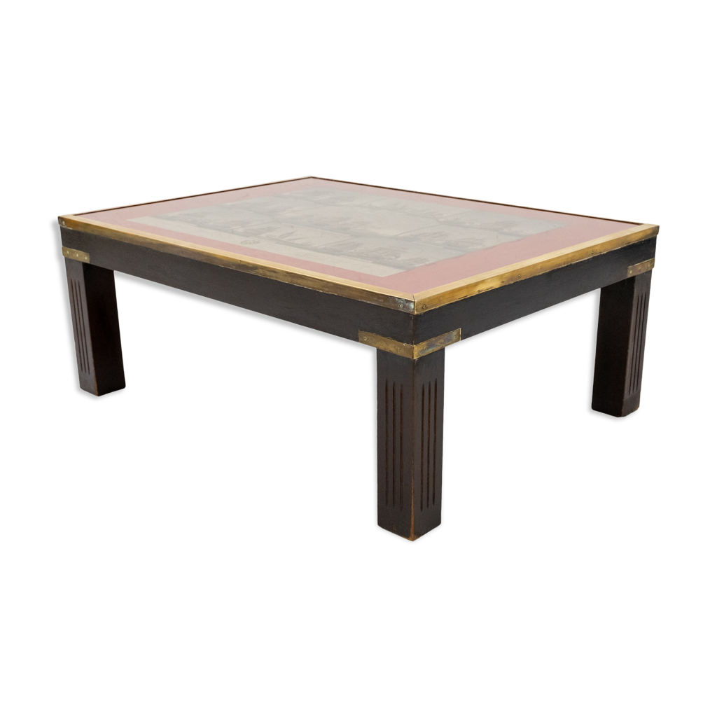 Table basse militaire « combat navals » Dom Joseph | Selency