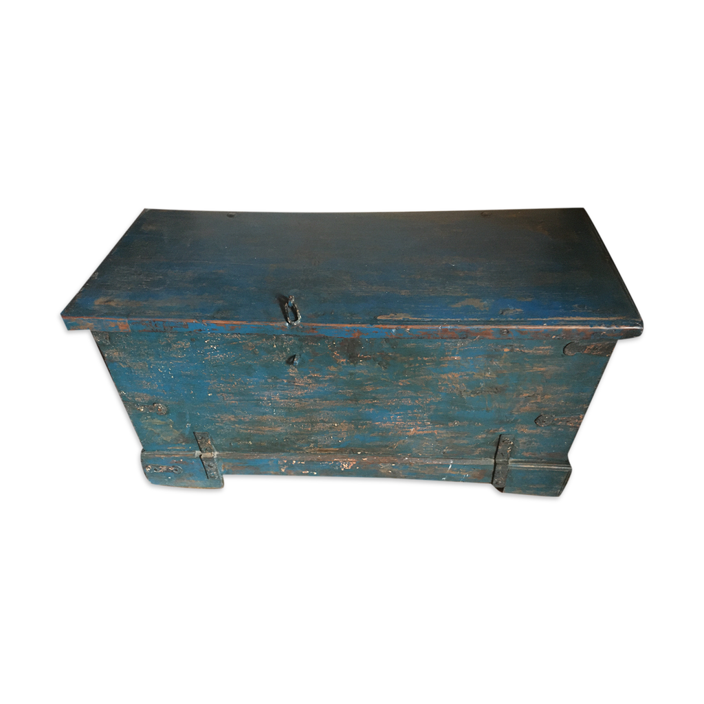 Coffre indien bleu | Selency