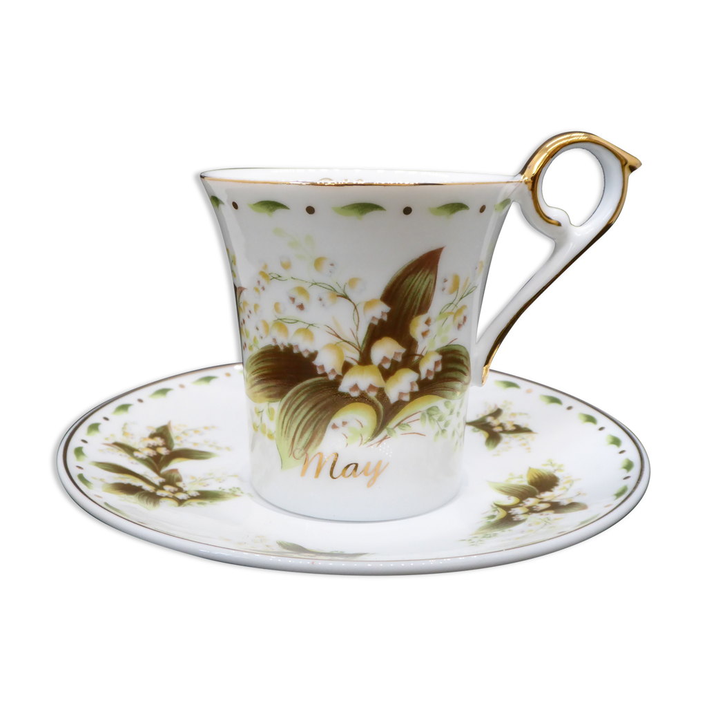 Tasse en porcelaine décor du galion | Selency