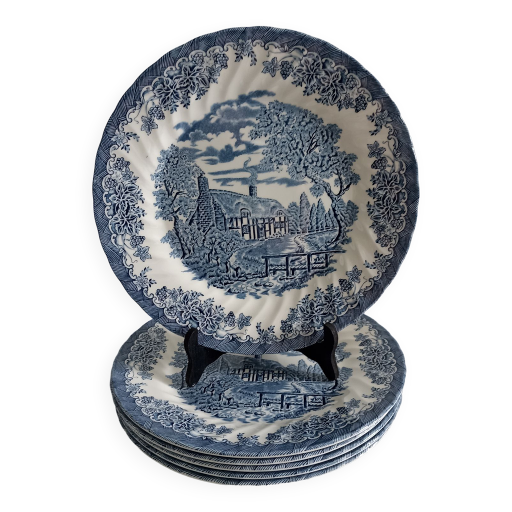 Assiettes plates Churchill Staffordshire | Selency