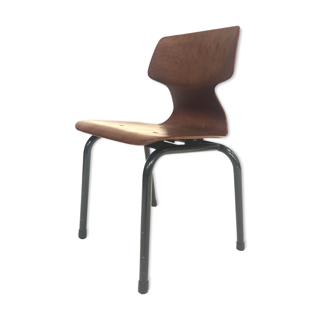 Galvanitas Pagholz vintage school chair | Selency