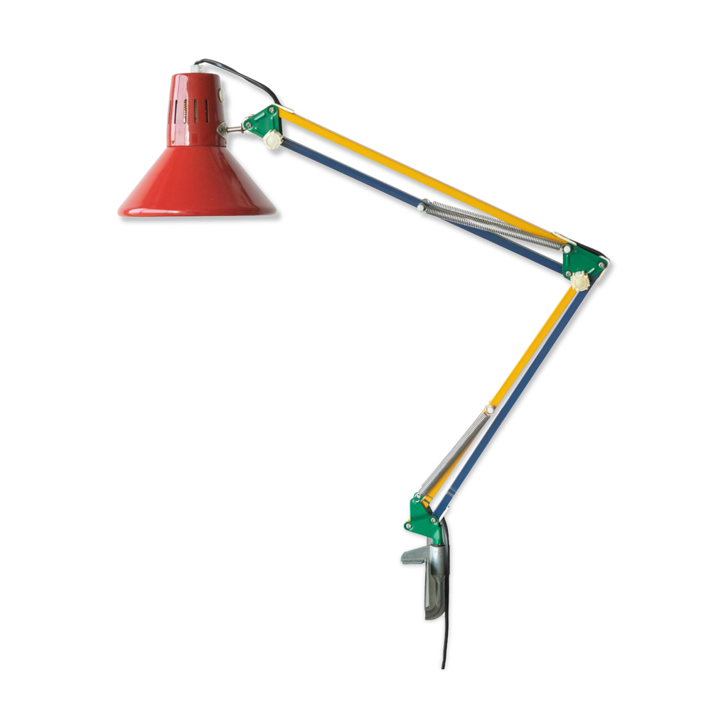 Lampe architecte tricolore vintage années 80 | Selency