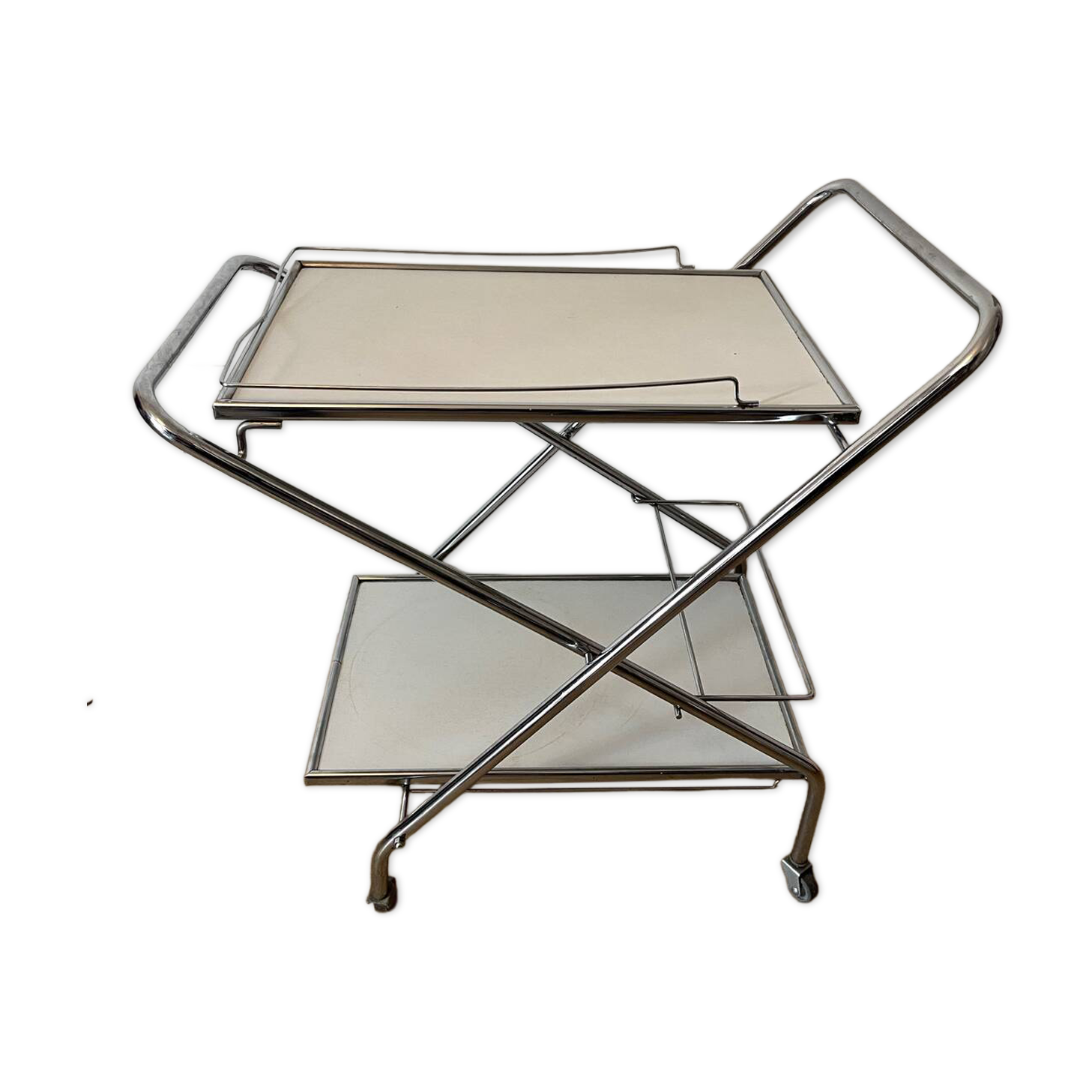 Desserte roulante pliable vintage Richard Creation | Selency