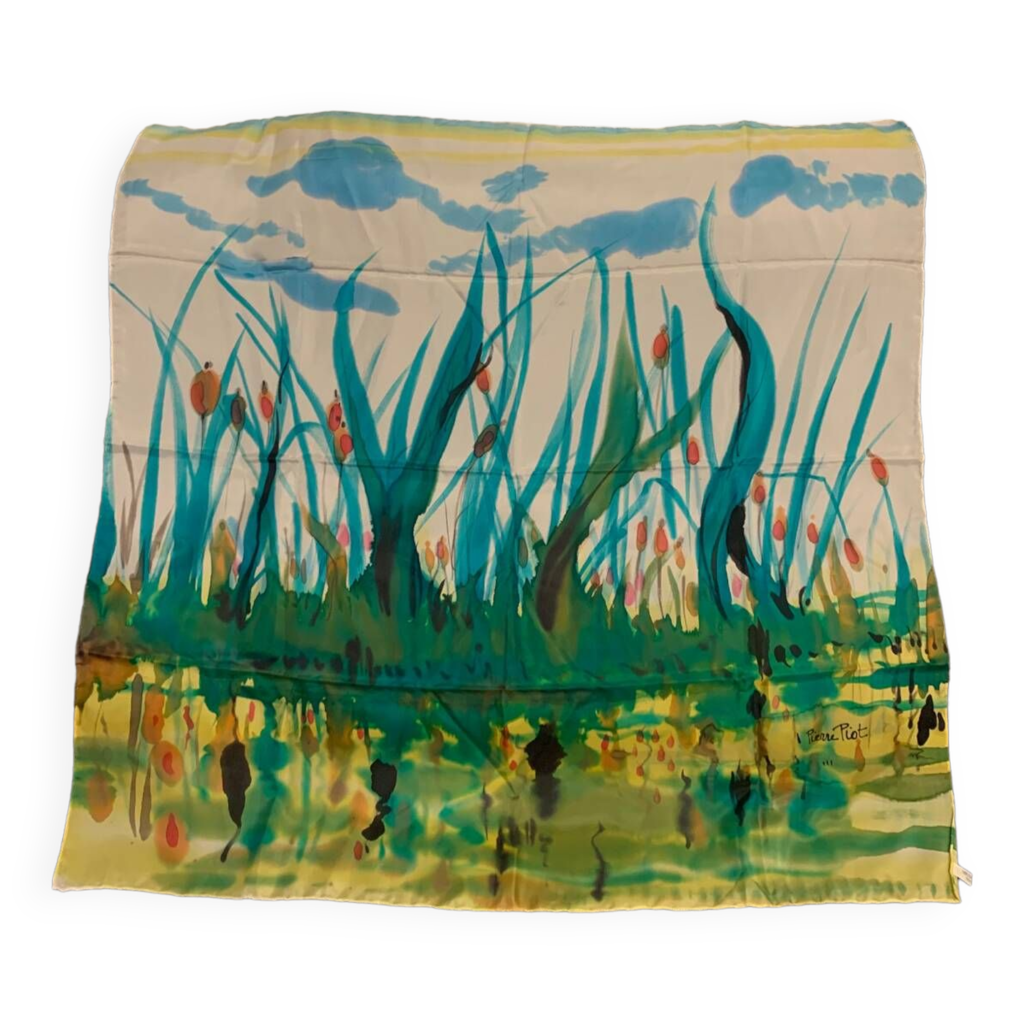 Peinture sur soie pierre piot | Selency