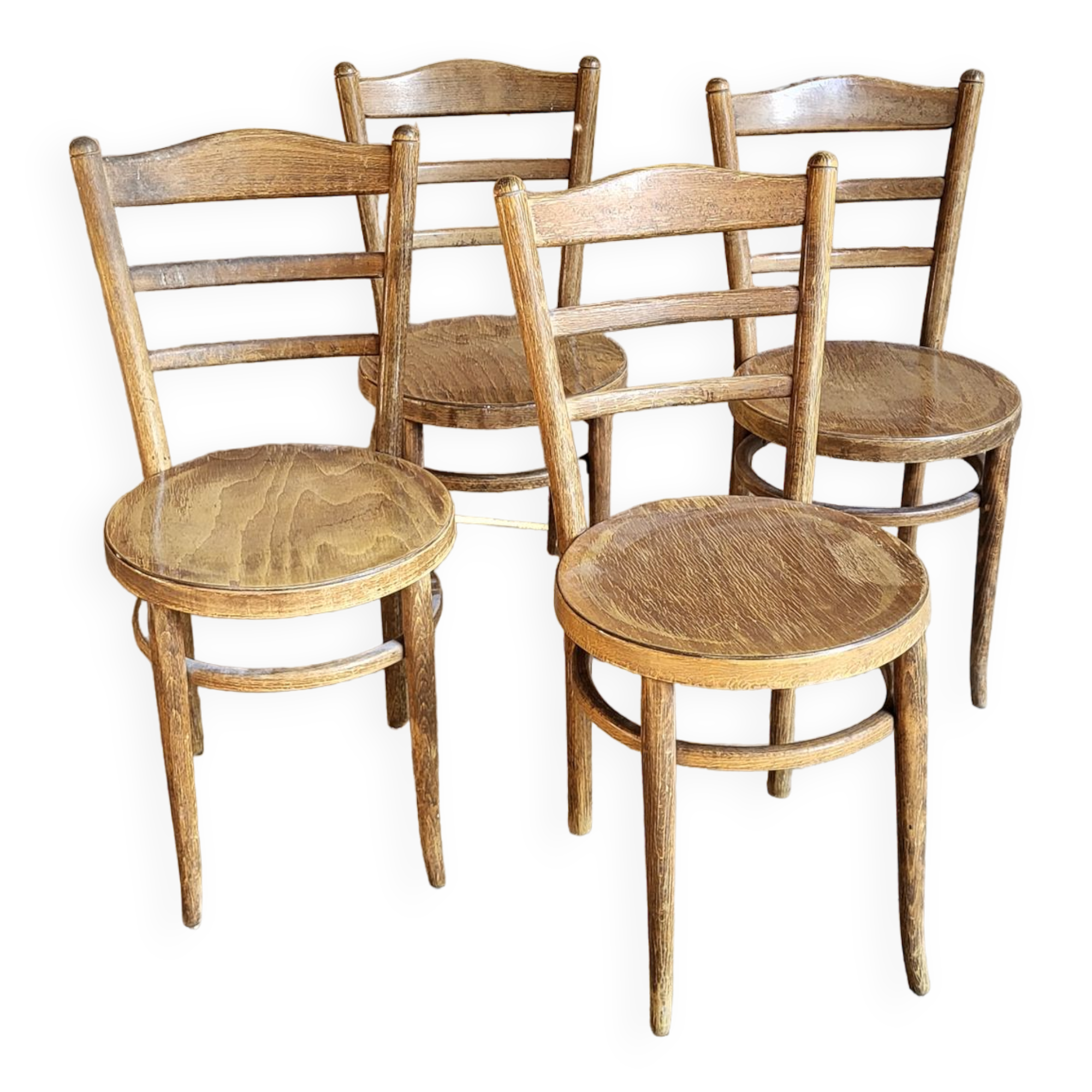 4 chaises Baumann modèle Anteuil | Selency