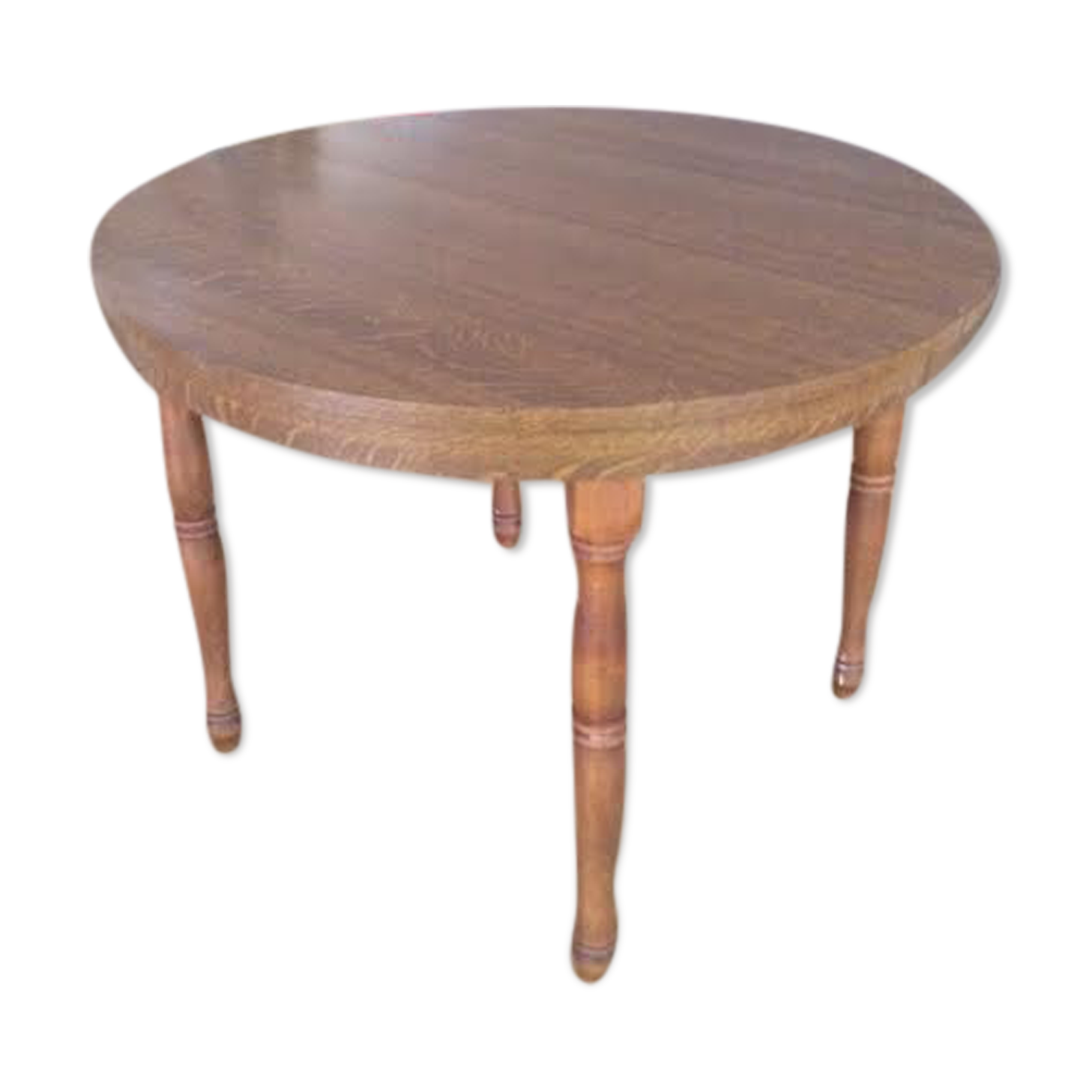 Round table with built-in extensions | Selency