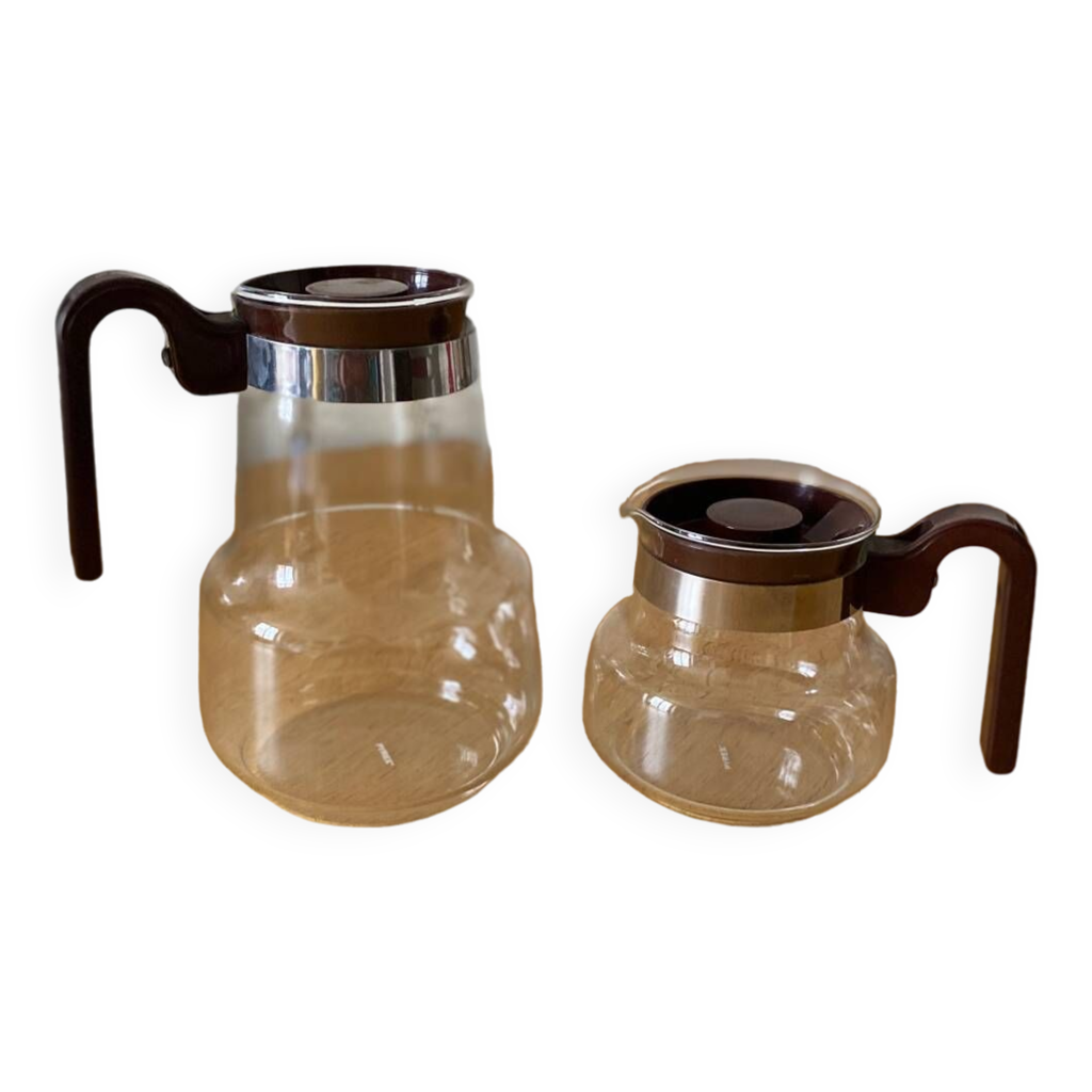 Vintage Pyrex glass teapot coffee pot carafes | Selency