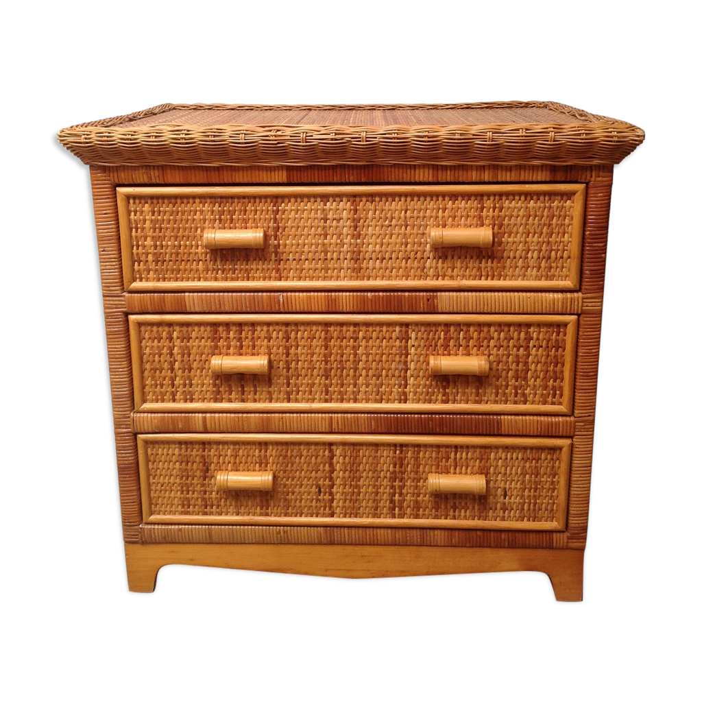 Commode rotin et osier | Selency