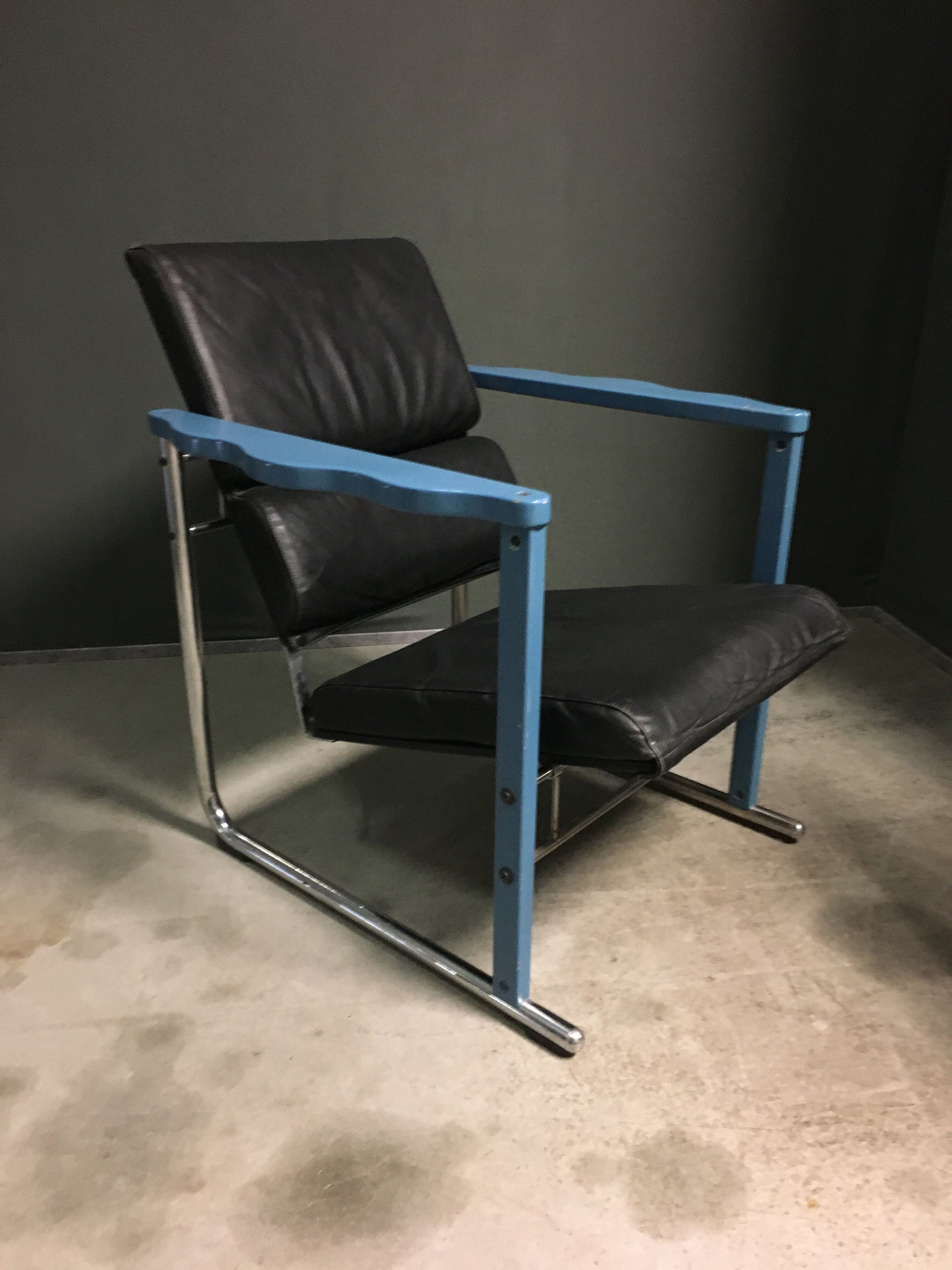 Yrjo kukkapuro experiment lounge chair for avarte 1980's. | Selency