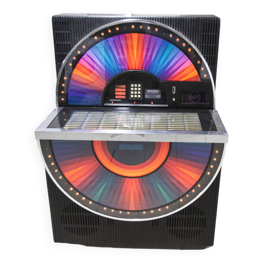 Jukebox seeburg modèle sunstar 80 discs /160 pistes de 1976 révisé avec ...