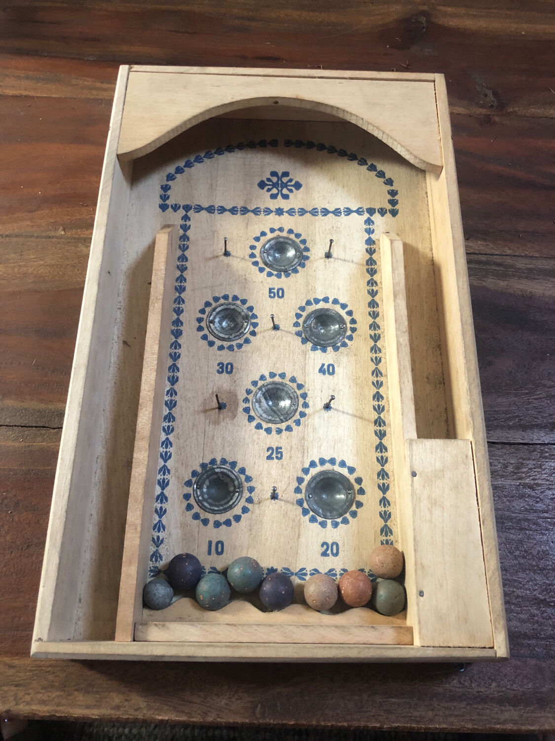 Flipper de table ancien en bois | Selency