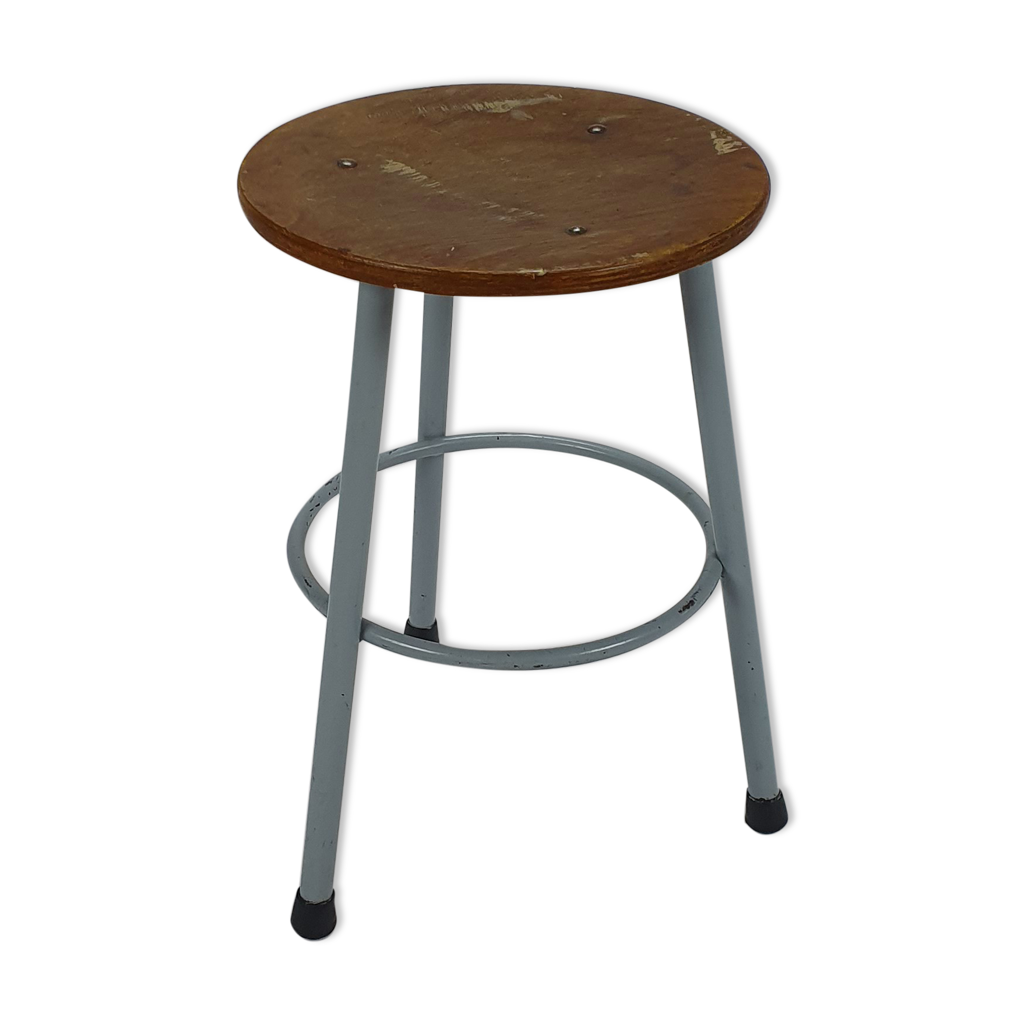 Tabouret Industriel Vintage