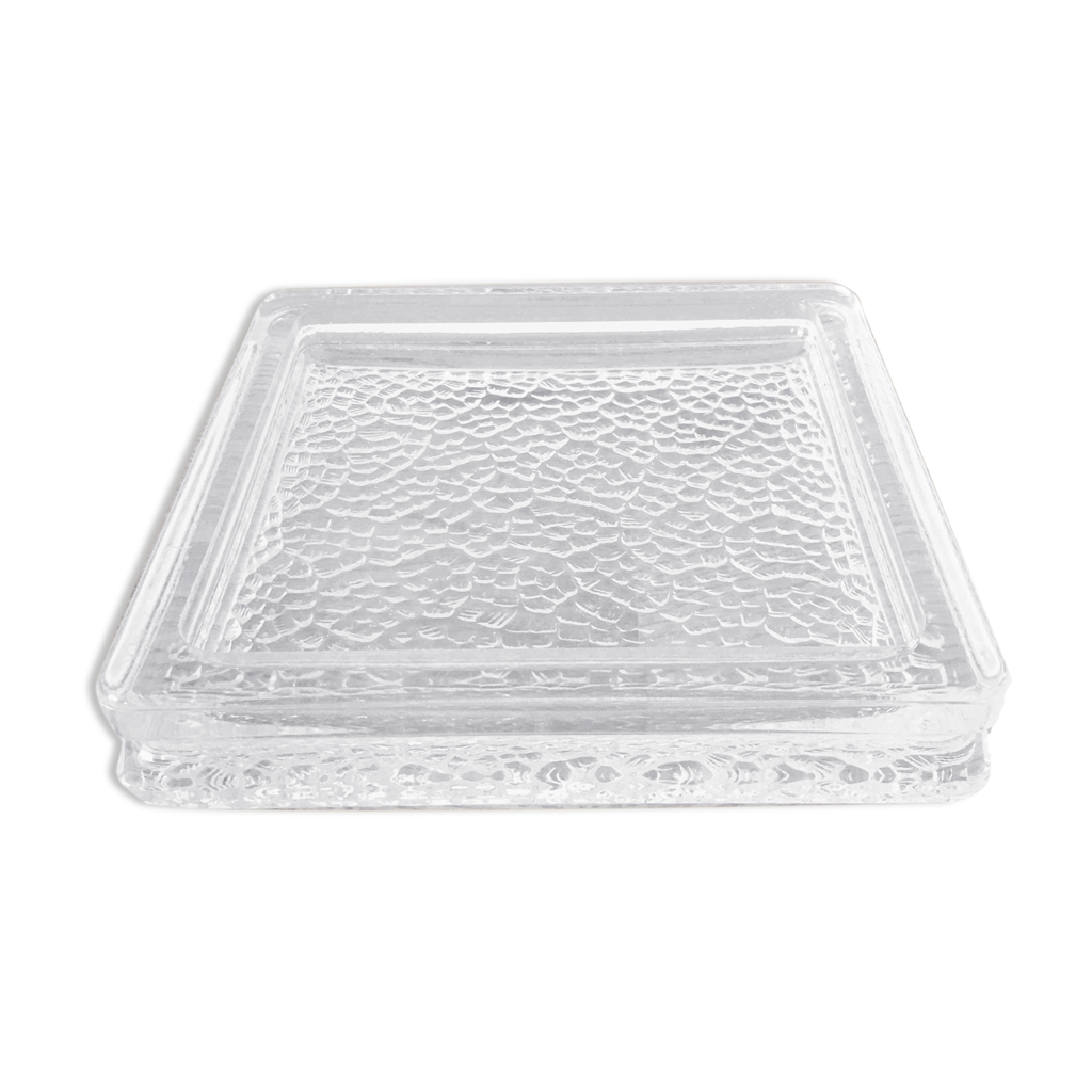 Vide poche en verre recuit bleu | Selency